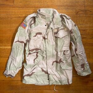 U.S. Army | Jackets & Coats | Us Army M65 Field Jacket Desert Camo ...